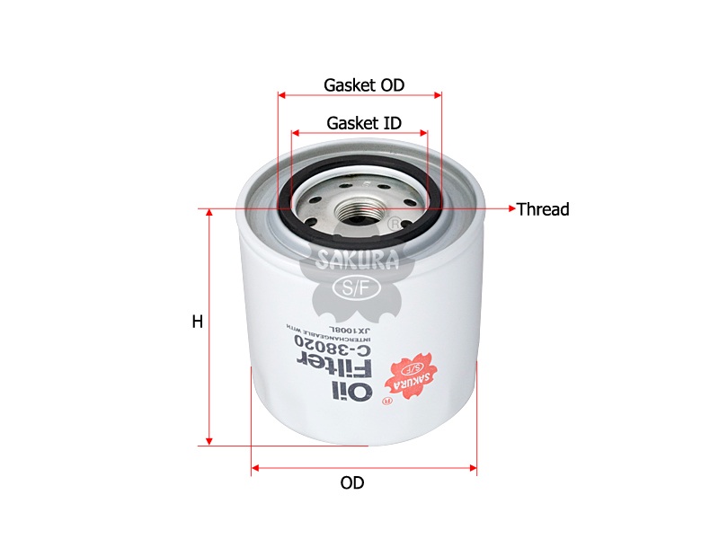 Sakura C38020 – масляный фильтр – FilterPack